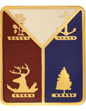 143rd Support Group Area Unit Crest - Military Depot