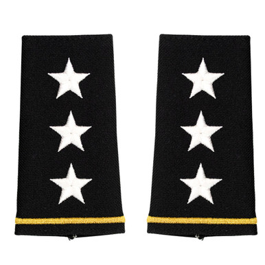 U.S. Army Lieutenant General Dress Blue Soft Shoulder Board - For Male ...