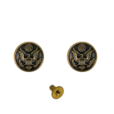 US Army AGSU Eagle Cap Button - Screw Back - Military Depot