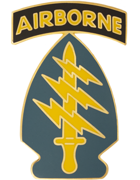 Special Forces Group with Airborne Tab Combat Service Identification ...