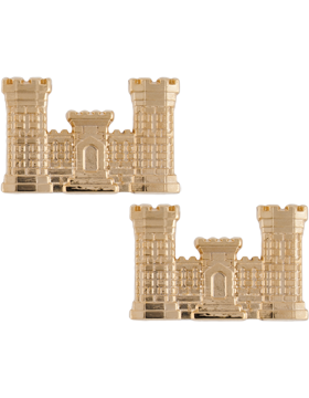 US Army Engineer Branch Insignia - Officer - Military Depot