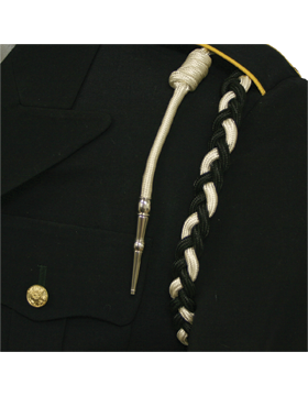 French Single Braid Two Color Shoulder Cord - Nick - Military Depot
