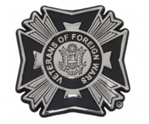Veterans of Foreign Wars VFW Logo Metal Auto Emblem – Military Car ...
