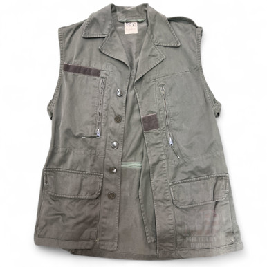 French Military Combat Vest – Olive Drab | Genuine 1980s Surplus, Made ...