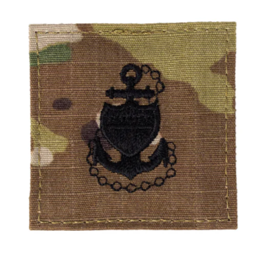 Coast Guard E-7 Chief Petty Officer OCP Velcro Rank Patch