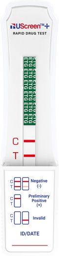 UScreen™ ETG Urine Alcohol Ethyl Glucuronide Test Dip Card, 300ng/mL or ...