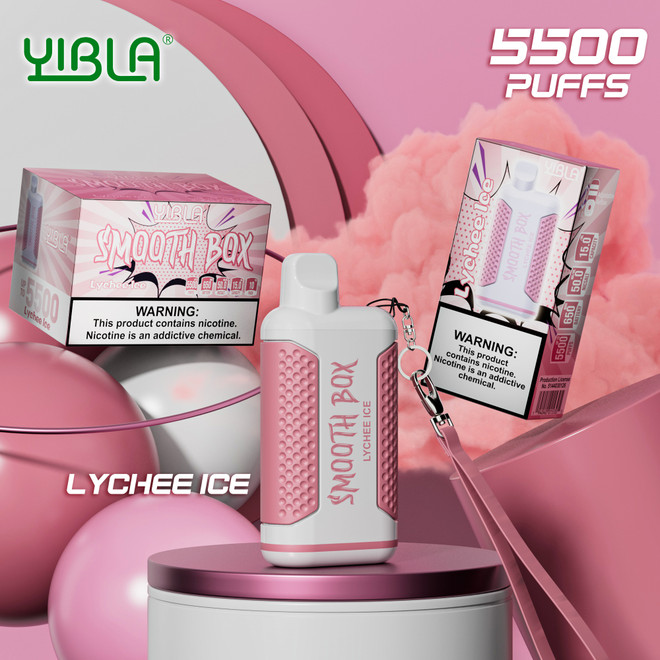 YIBLA SMOOTH BOX 5500 PUFF 15ML DISPOSABLE - 10CT