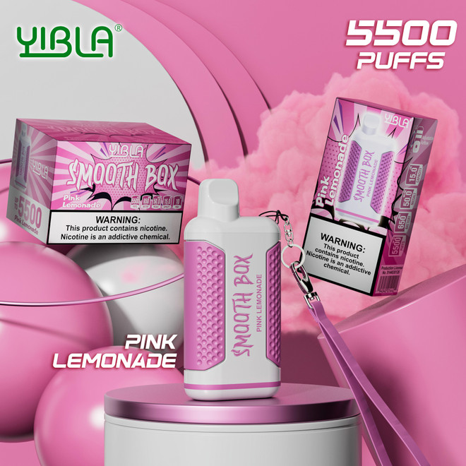 YIBLA SMOOTH BOX 5500 PUFF 15ML DISPOSABLE - 10CT