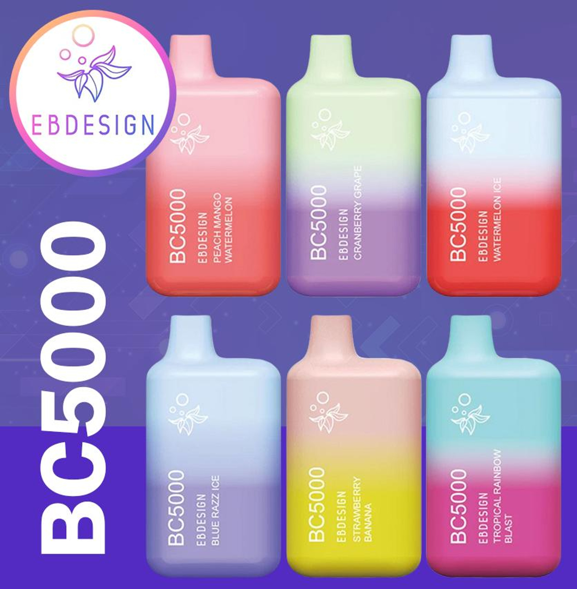 EB Design BC5000 Flavors - Updated 08/24/23 - UD DISTRO