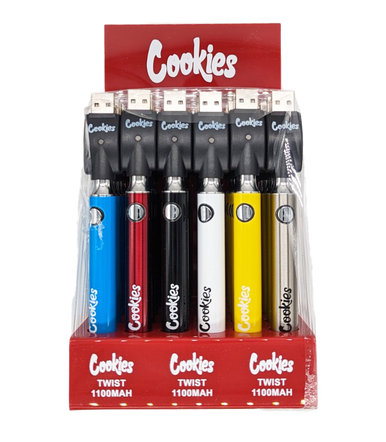 COOKIES MIXED COLOR 1100MAH BATTERY DISPLAY - 30CT
