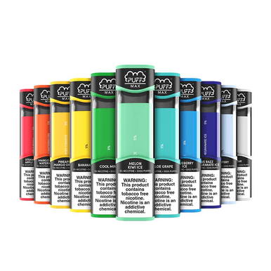 PUFF BAR MAX 8.5ML DISPOSABLE 2000 PUFFS - 10CT