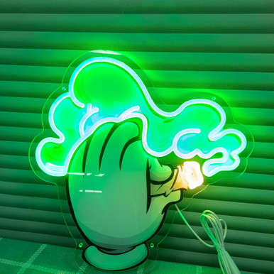 SMOKING HAND - LED SIGN