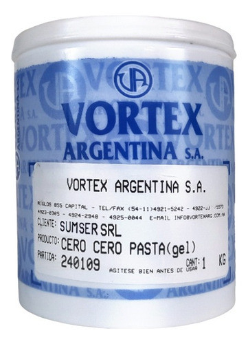 Vortex Decapante En Gel - Quita Emulsion - Serigrafia Shablon 1kg