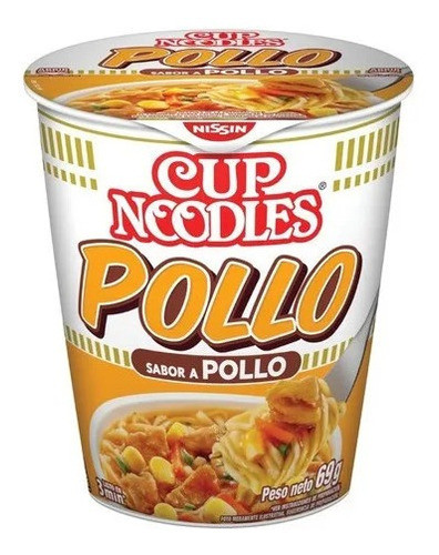 Nissin Cup Noodles Chicken 69g. X12 Units
