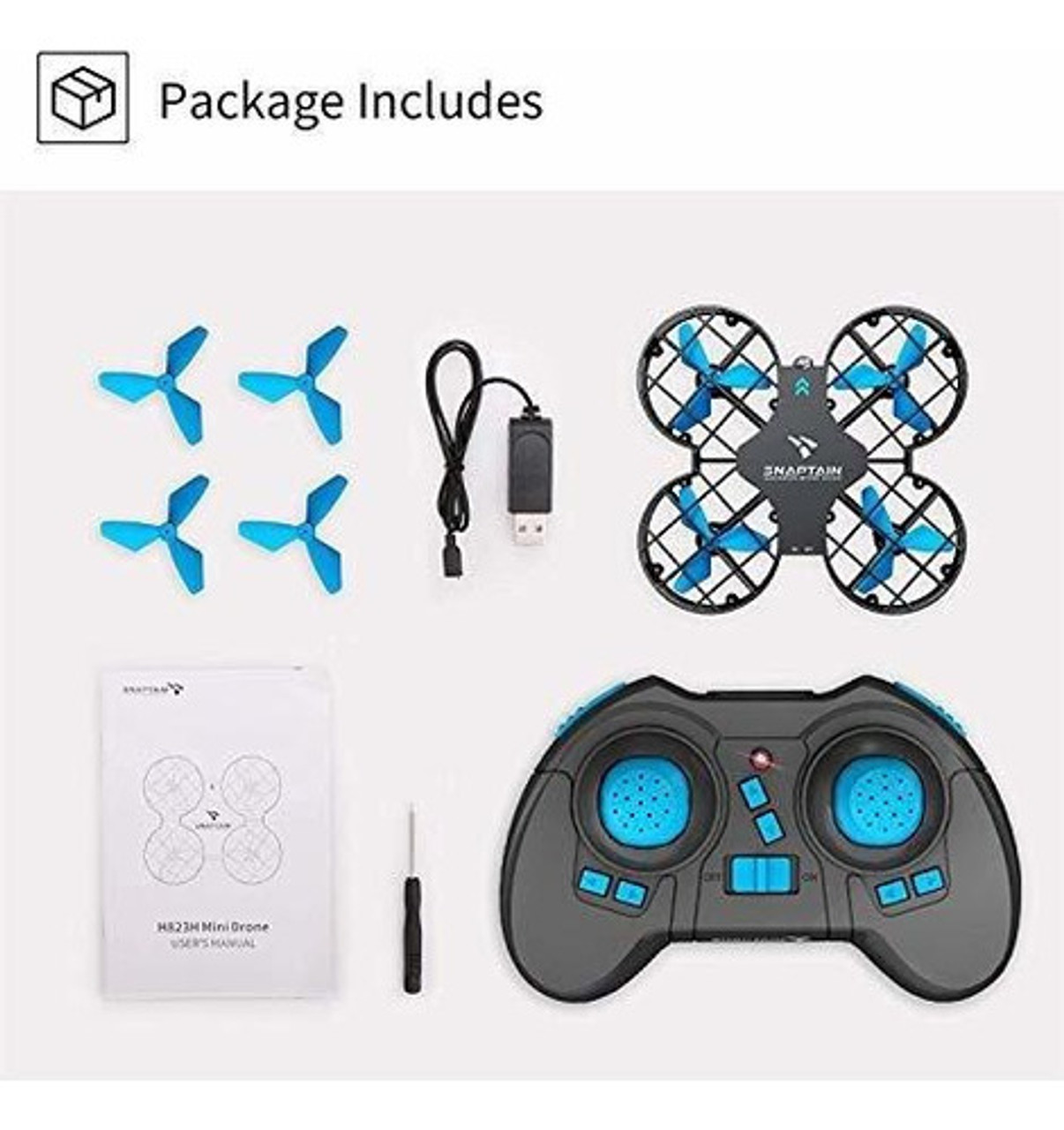 Snaptain Mini Drone For Kids With Altitude Hold 3D Flips