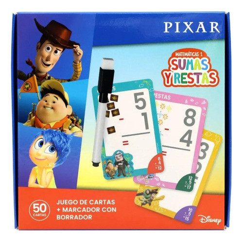 Barco de Papel Pixar Math Cards 1 Addition and Subtraction
