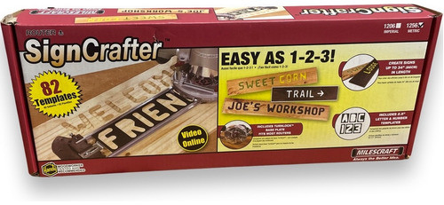 Dowel Jig Milescraft SignCrafter Template Kit - Router Sign Making ...