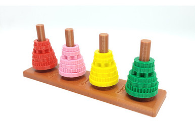 DidacTO3D Torres De Encastre - 3D Printed Stacking Towers