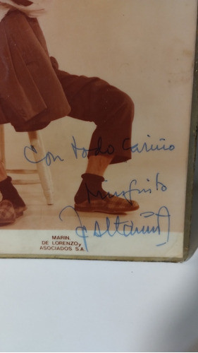 Minguito Autographed Juan Carlos Altavista Laminated