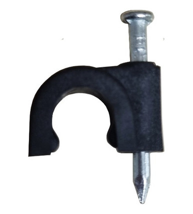 TecFlow 100 X Premium Staples For Coaxial Cable RG6 RG59 Galvanized Steel