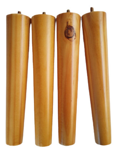 LUCAS MOREIRA Wooden Furniture Legs Kit - 4 Palito Legs 30cm + Steel ...