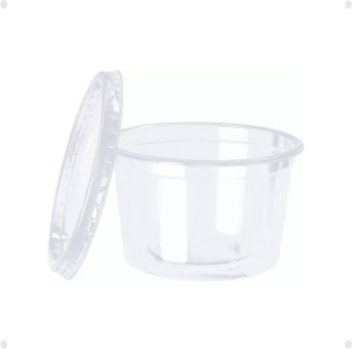 Copobras Pote + Tapa 1000ml 1 Litro X25 Uni Descartable Plástico Ce