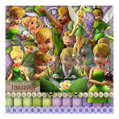 Tinkerbell Digital Paper Cliparts PNG