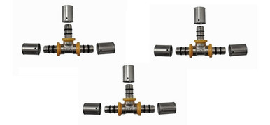 Astra Te Tee 16 X 16 X 16mm Tubo Pex Multicamadas - 3 Units