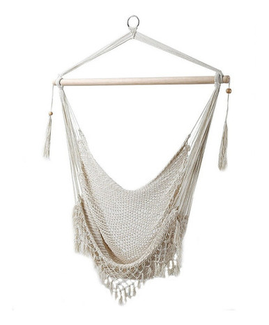 Outzen Silla Hamaca Sillon Columpio Jardin Importado Tela Madera