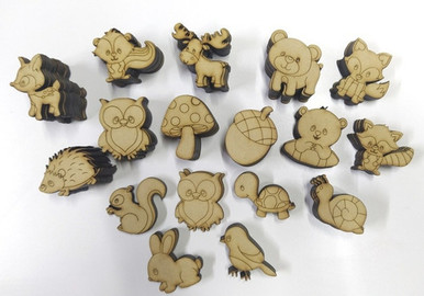 20 MDF Reindeer Figures - 5cm to Paint - Perfect for Christmas Souvenirs