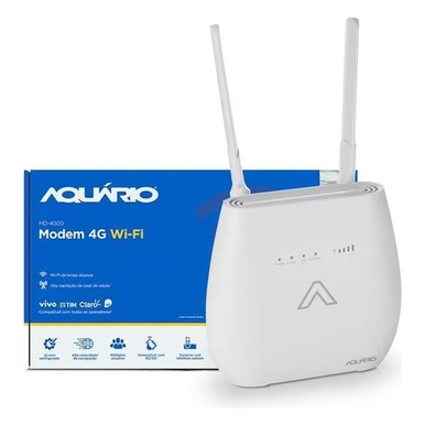 Aquário Modem Roteador Celular Wifi 4G Interno - MD-4000
