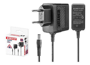 Emtop Battery Charger 12V S12 Compatible Total Ingco Febo