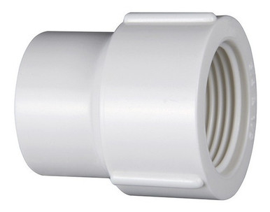 Krona PVC Threaded Reduction Coupling 3/4" x 1/2" - Kit (10 Pieces)