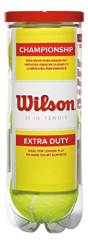 Wilson Extra Duty Tennis Balls Set in Tube x 3