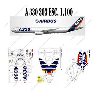 Airbus A 330 303 Esc. 1.100 Papercraft