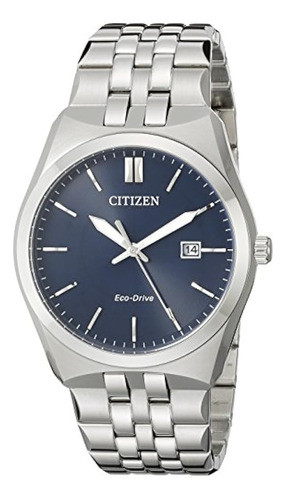 Citizen Eco-Drive Stainless Steel Watch for Men with Date, BM7330-59L