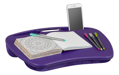 LapDesk MyDesk Purple Laptop Desk for Up to 15.6in