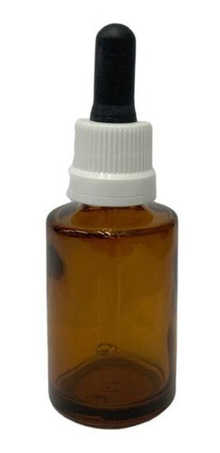 ByF Deco Imperial Amber Droplet Bottle 30cc with Black Pipette X20
