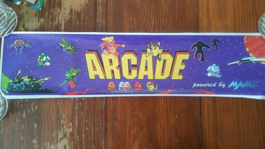 Skeletor Vinilo Marquesina Arcade MAME Genérica Para Lado Externo
