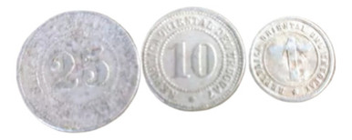 Fazenda Antiga de Leite 3 Vintage Milk Tokens Collection