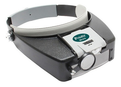 Pro'sKit Head Magnifier with Light - Professional Kit