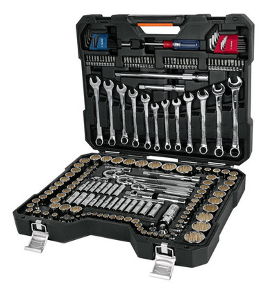 Truper 199-Piece Mechanics Tool Set with Sockets and Wrenches