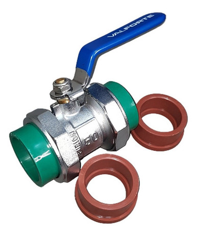 Latyn Spherical Passage Valve 50mm with Double Fusion Union