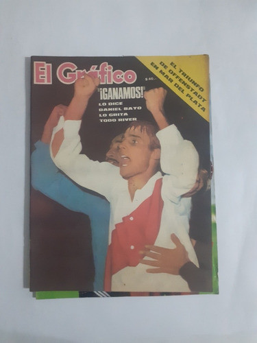 El Gráfico 2419 Copa Libertadores River 2 Boca 1, Daniel Bayo