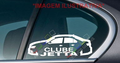 Adesivos Geniais Jetta VW Volks Car Club Sticker + Gift Cód: Clje-02