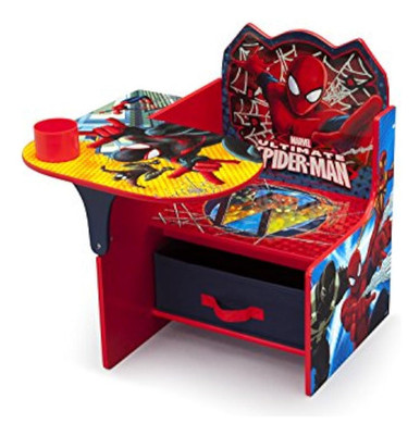 Delta Children Spider-Man Desk with Chair and Storage
