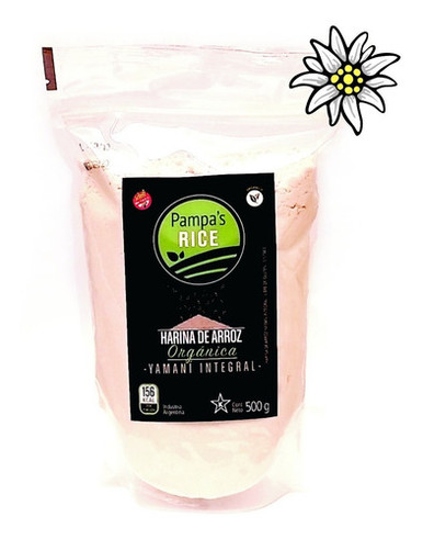 Pampas Rice Organic Yamani Rice Flour 500g