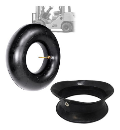 QBOM 6.50-10 Air Chamber Kit + 10 Inch Protector for Forklift