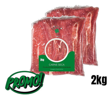 Trevo Store Carne Seca Peça Alta Qualidade Unidade 2kg - Com Cálcio
