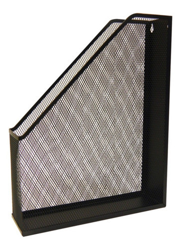 Aguilar Revistero Montable A4 Negro Metalico Enrejado Organizador